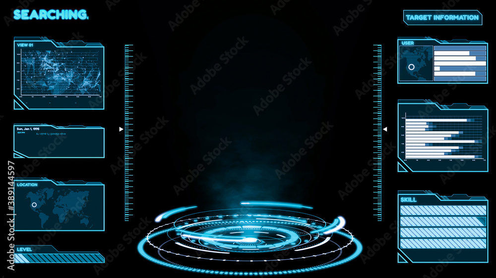 Futuristic user interface dashboard for big data analytic in ...