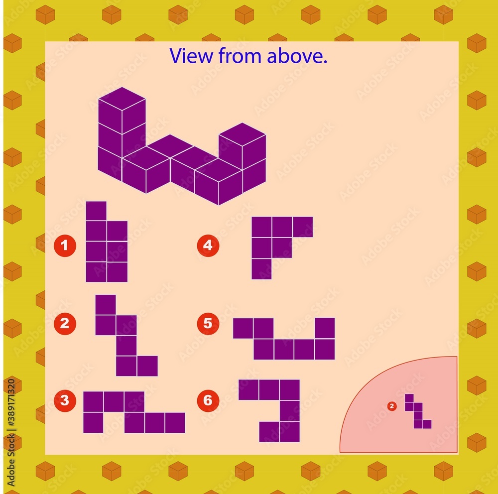 Logical educational game for children and adults, puzzle. the ...