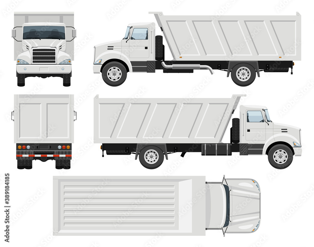 Truck Vector Back