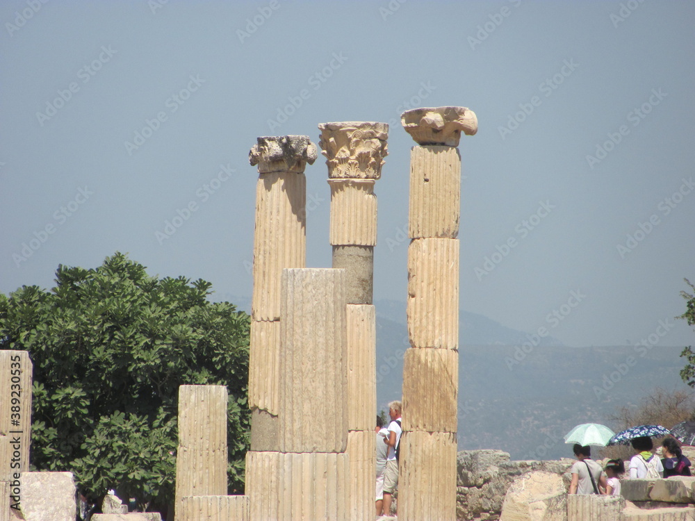 The stunning nature and old towns of the Greek island of Samos in the ...
