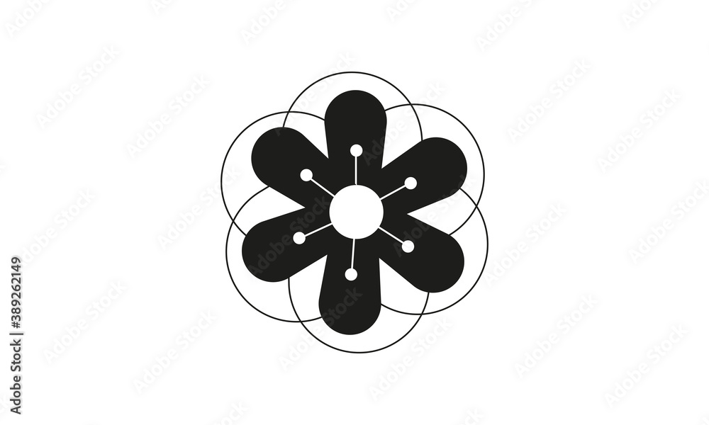 Flower Icons , Symbol Perfect Design Simple Set For Using In Web site ...