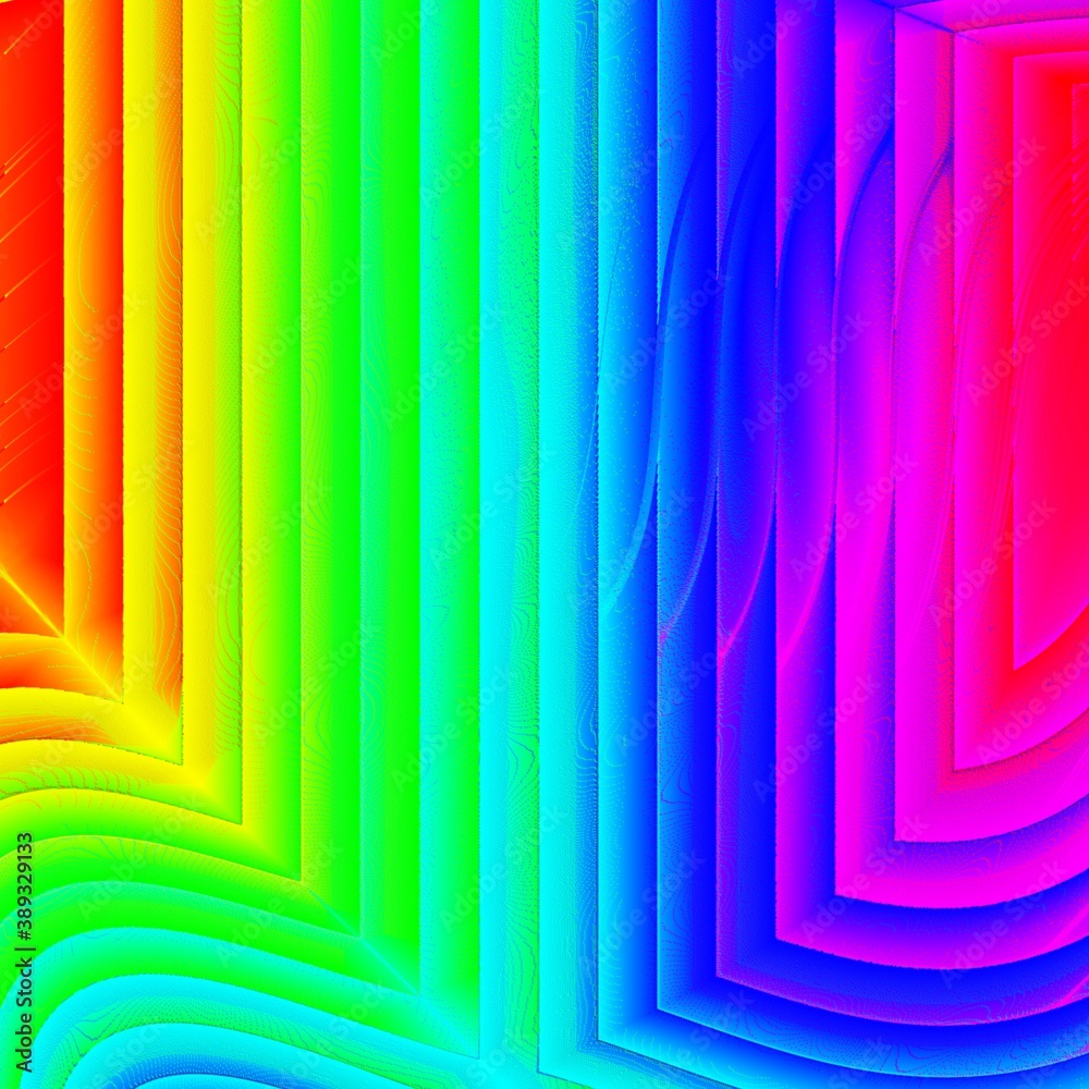 Vibgyor pattern design made with the help of graphics editing. Stock ...