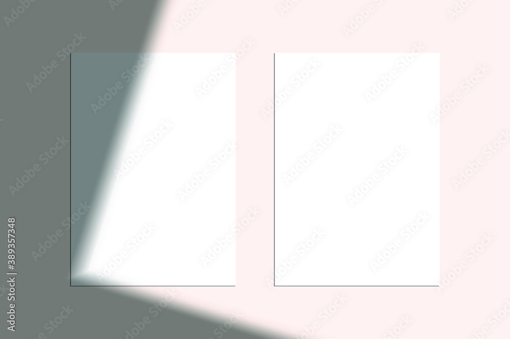 Vector shadow overlay effect. Transparent soft light and shadows from ...