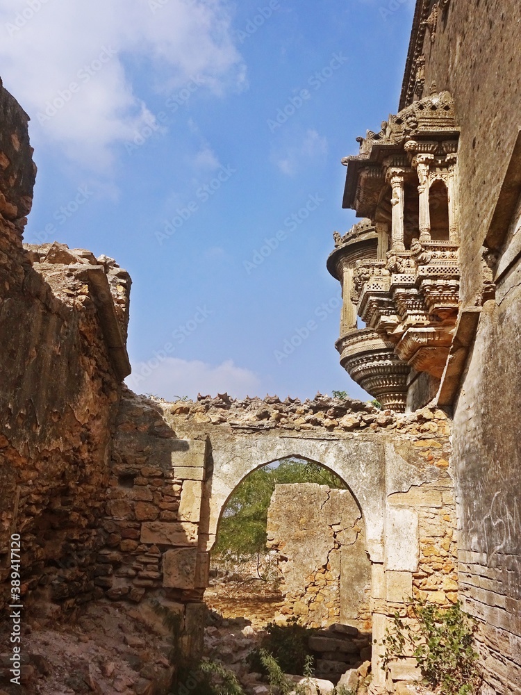 remains of Roha Fort Bhuj Kutch Gujarat Stock Photo | Adobe Stock