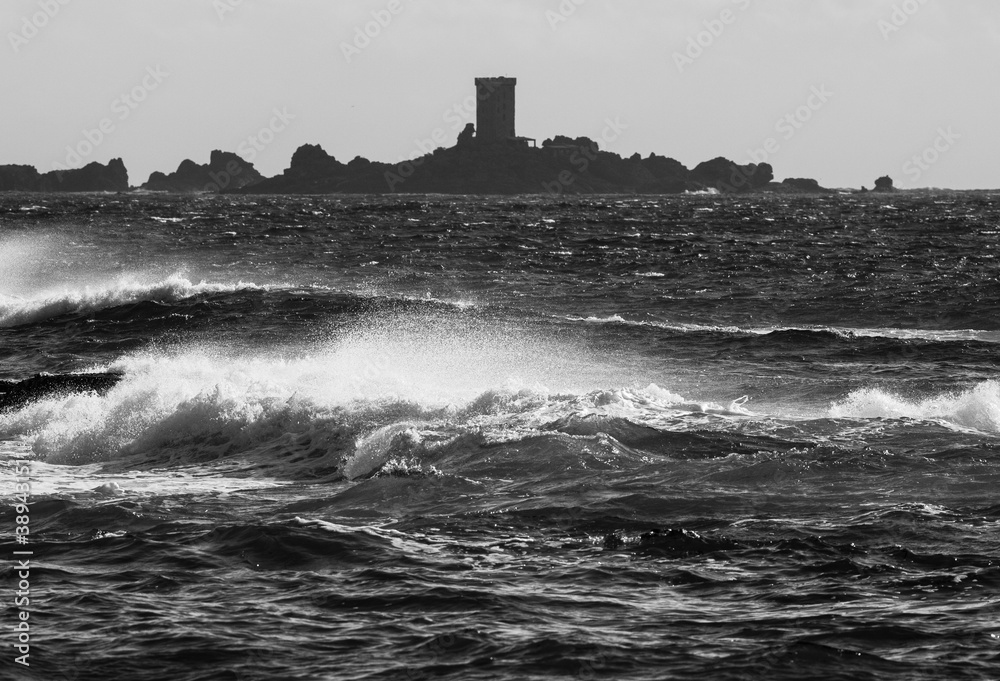 paysage à Saint-raphaël, île d'or et le dramont sur la Côte d'azur près ...