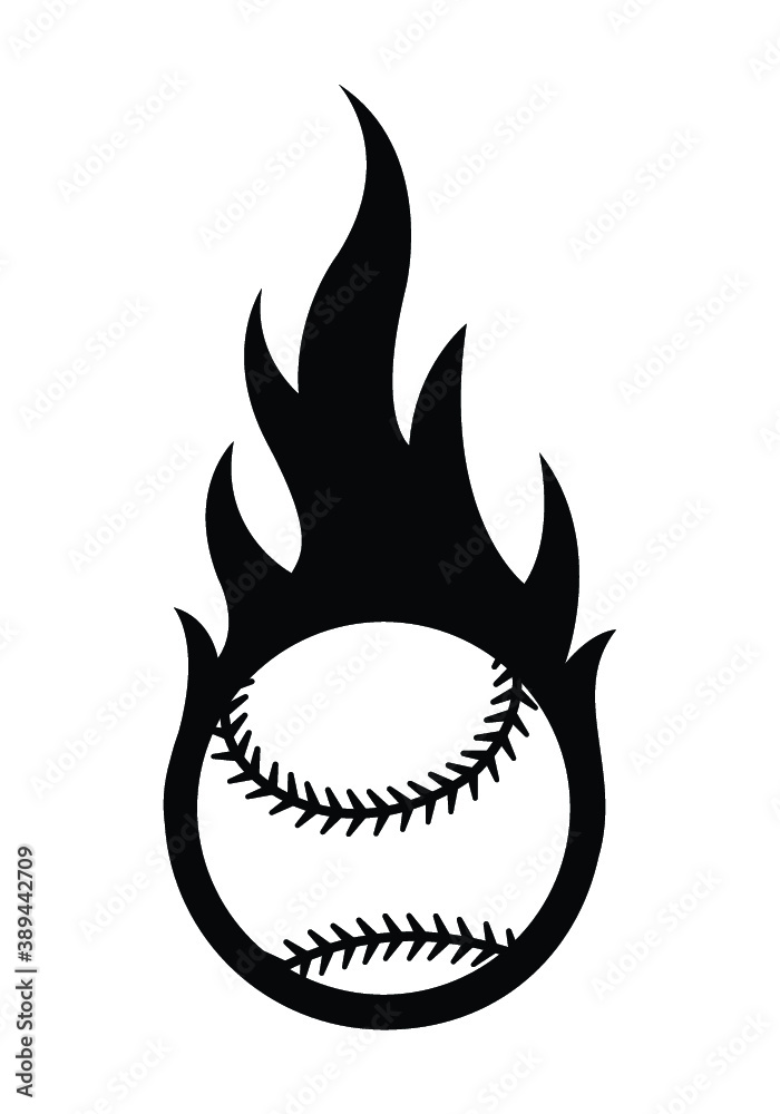 Catching Fire Symbol Silhouette