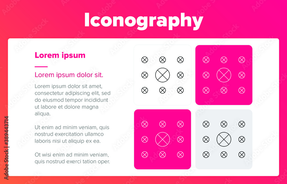 Iconography Template Stock Vector | Adobe Stock