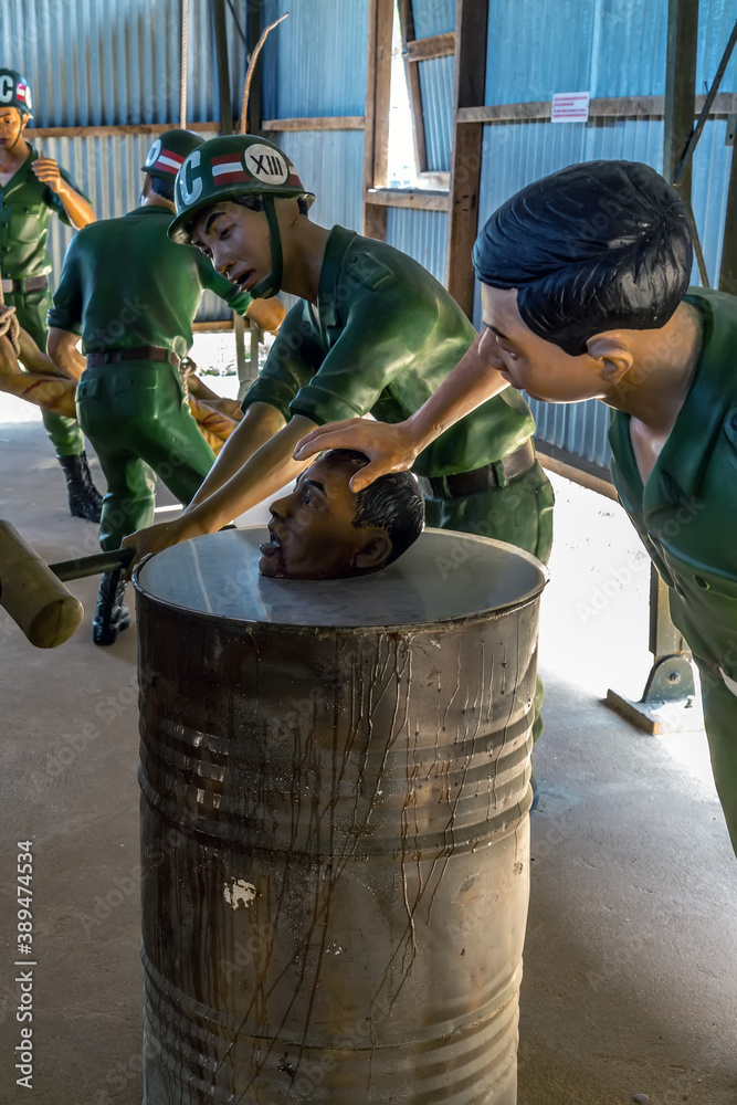 Coconut Prison Phu Quoc Island Vietnam War museum. Phu Quoc, Vietnam ...