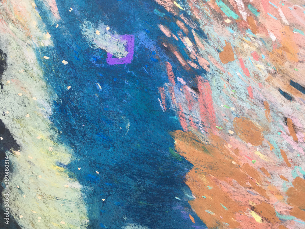 Contemporary art background. Bright abstract painting texture for ...