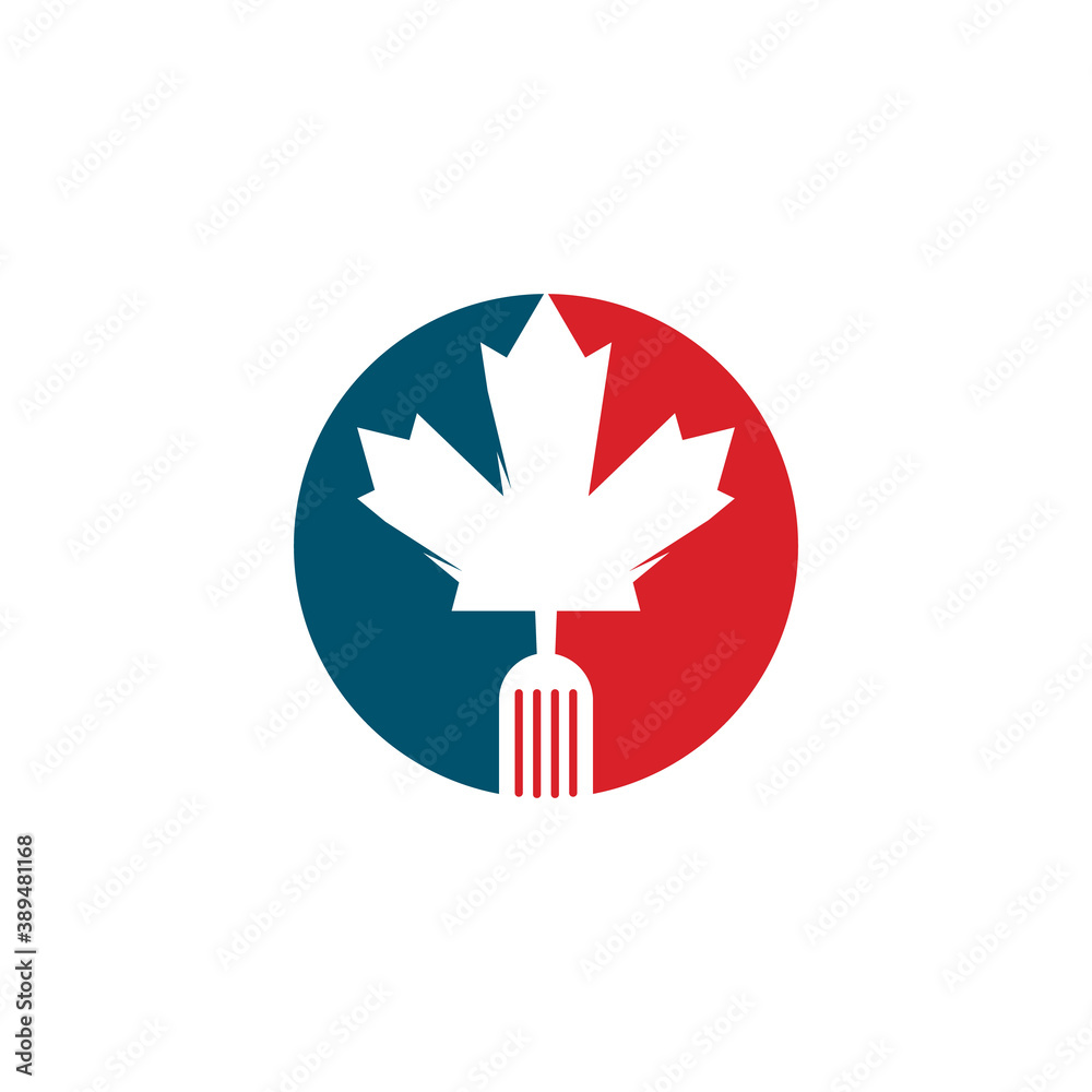 Canadian food logo concept design. Canadian food restaurant logo ...