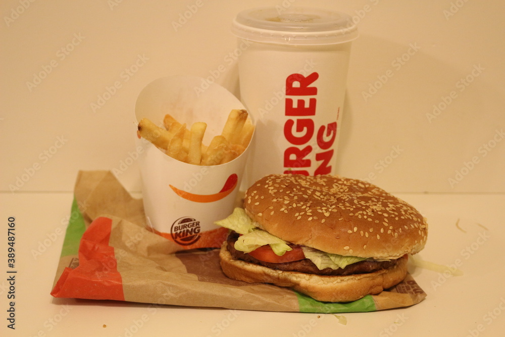 November 25 2018, London Canada: Editorial photograph of a whopper ...