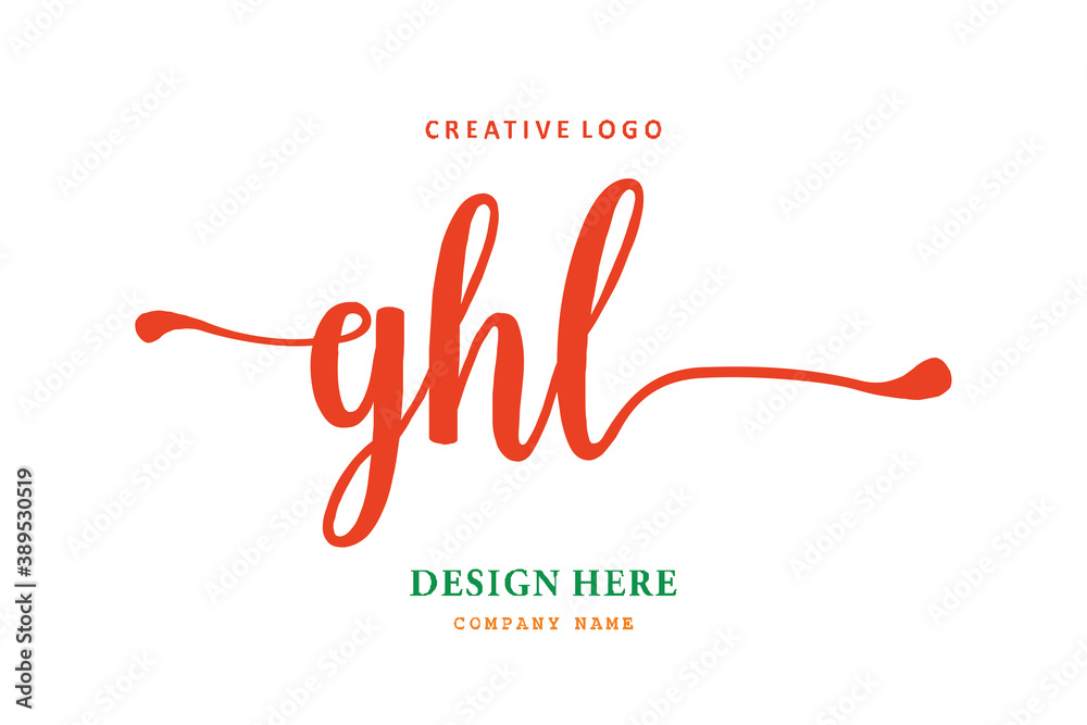GHL lettering logo is simple, easy to understand and authoritative ...