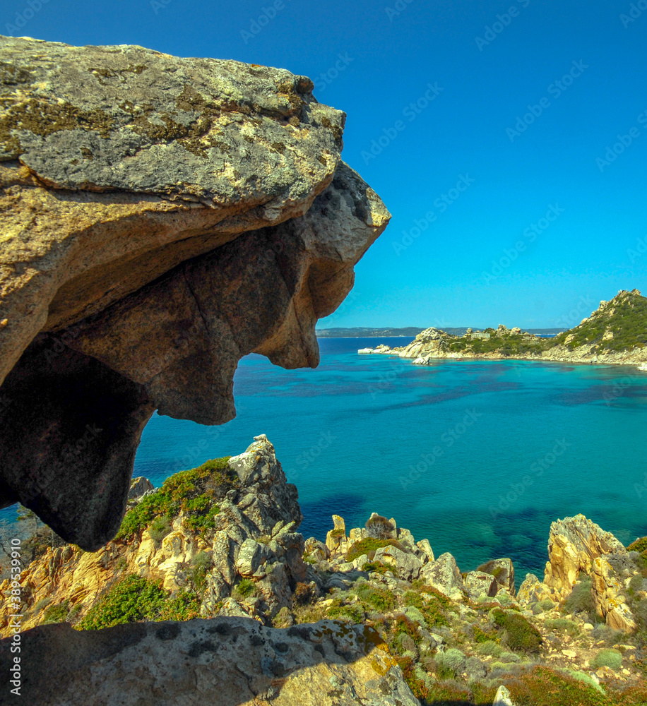 Cala Corsara, isola Spargi, Parco Nazionale Arcipelago di La Maddalena ...