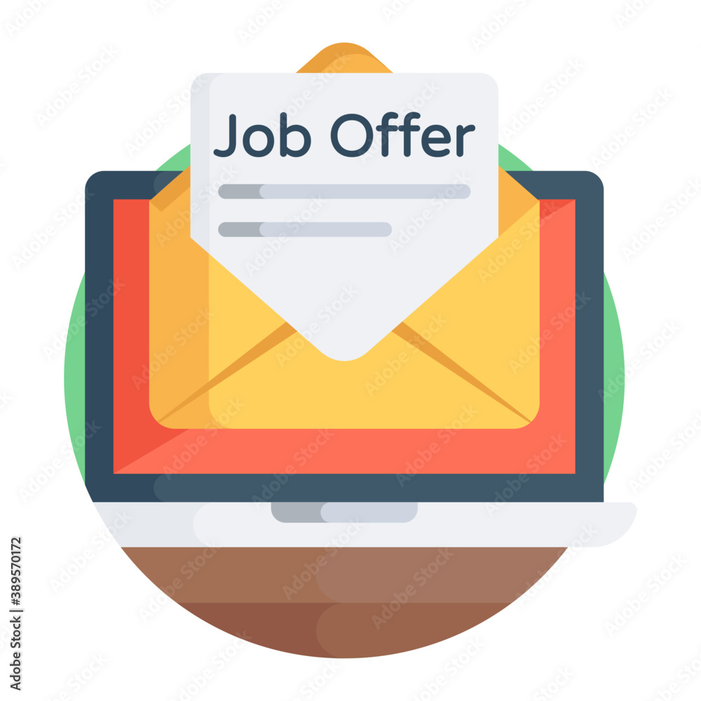 Job Offer Stock Vector | Adobe Stock
