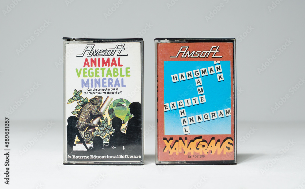 london, england 26/05/20202 A pair of retro vintage amstrad amsoft ...