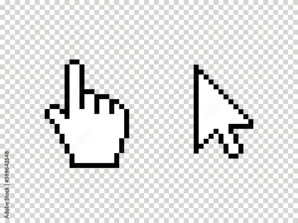 Photo & Art Print Pixel arrow web cursors, SG- design