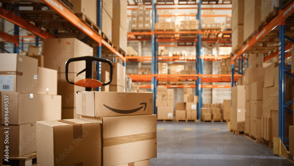 Tallinn, Estonia - 08/02/2020 EDITORIAL: In Big Warehouse Package with ...