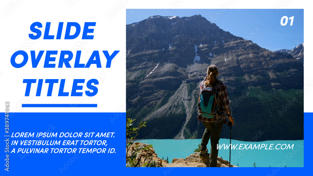 Corporate Slide Overlay Titles Stock Template | Adobe Stock