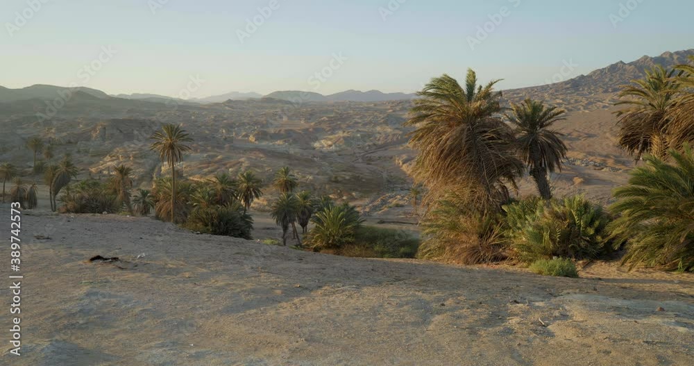 Wide, remote Saudi Arabia desert environment Stock Video | Adobe Stock