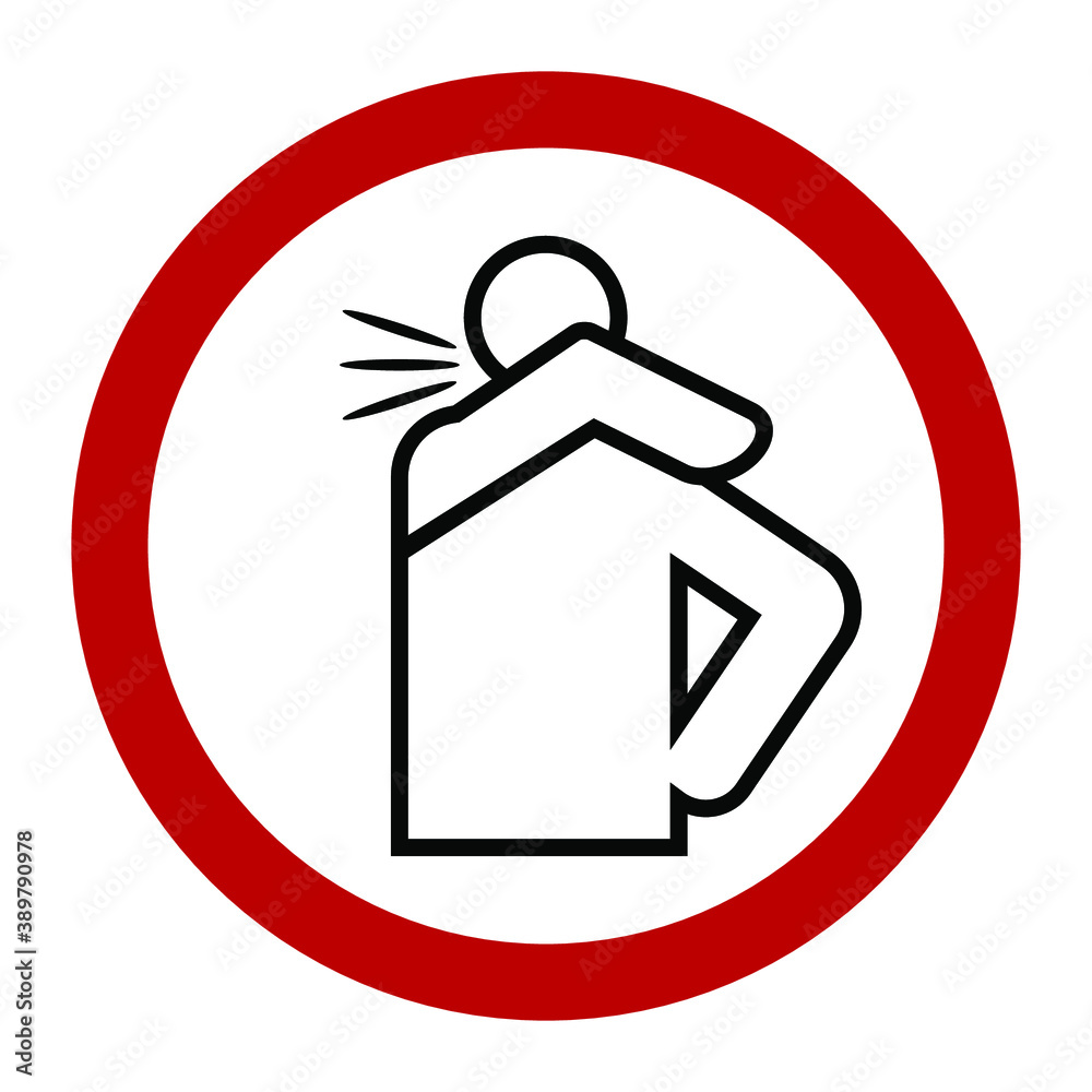 Sneeze or Cough into your elbow, not your hands to avoid, prevent ...