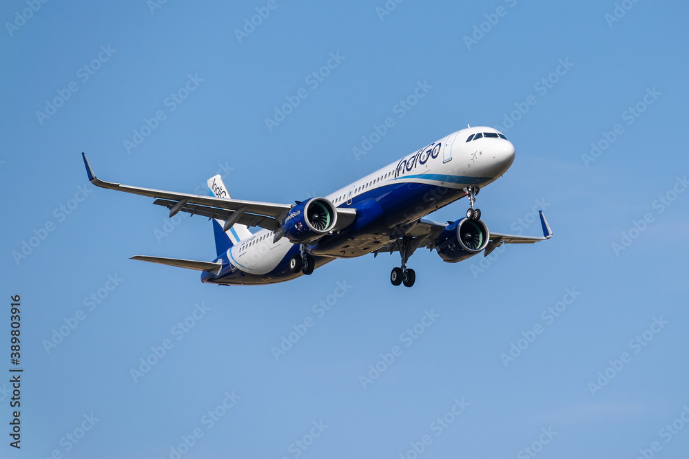 IndiGo Airbus A321neo Stock Photo | Adobe Stock