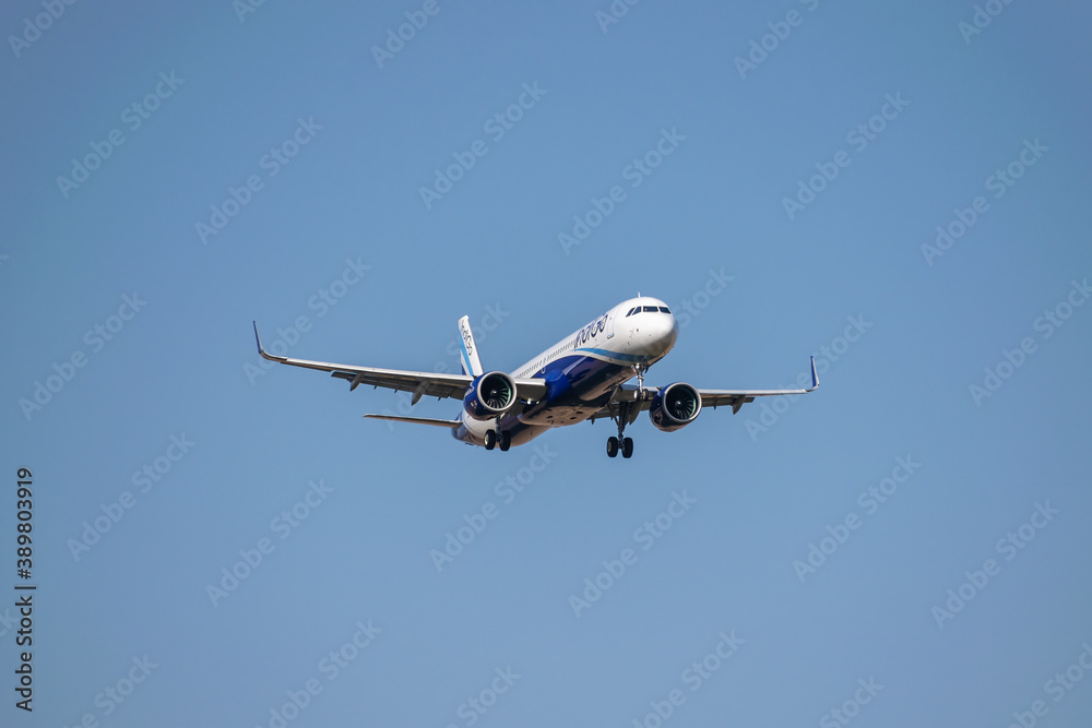 IndiGo Airbus A321neo Stock Photo | Adobe Stock