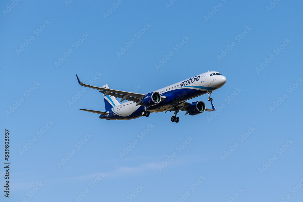 IndiGo Airbus A321neo Stock Photo | Adobe Stock