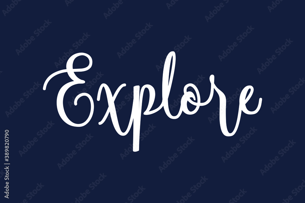 Explore Cursive Calligraphy White Color Text On Dork Blue Background ...