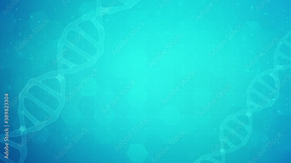 Dna Background Spinning Style Science Concept. Rotating DNA background ...