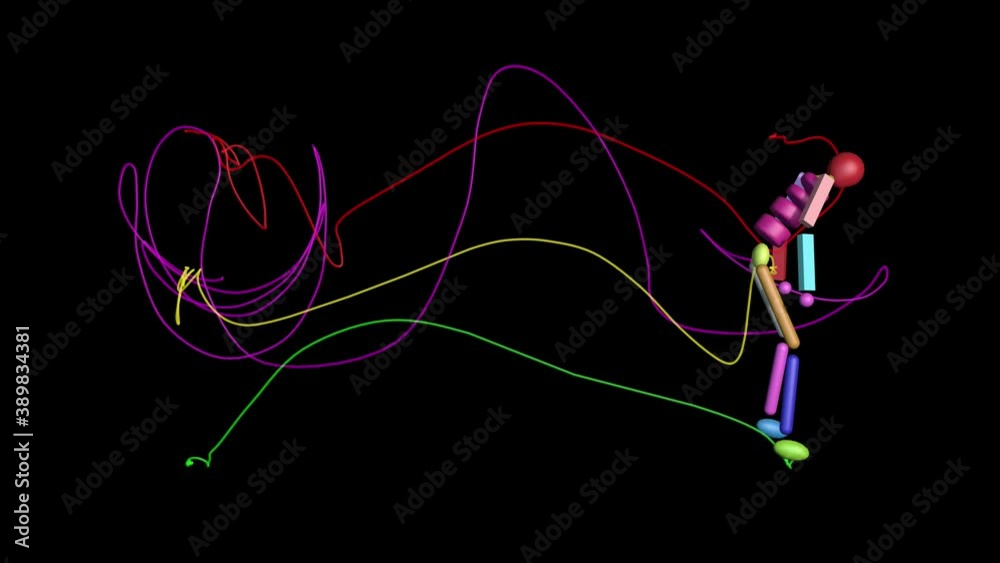 Motion capture paths of jumping man.3d character jumping. Motion path ...
