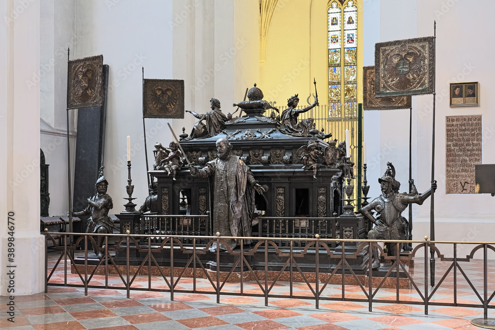 Munich, Germany. Cenotaph of Emperor Ludwig the Bavarian (Louis IV ...