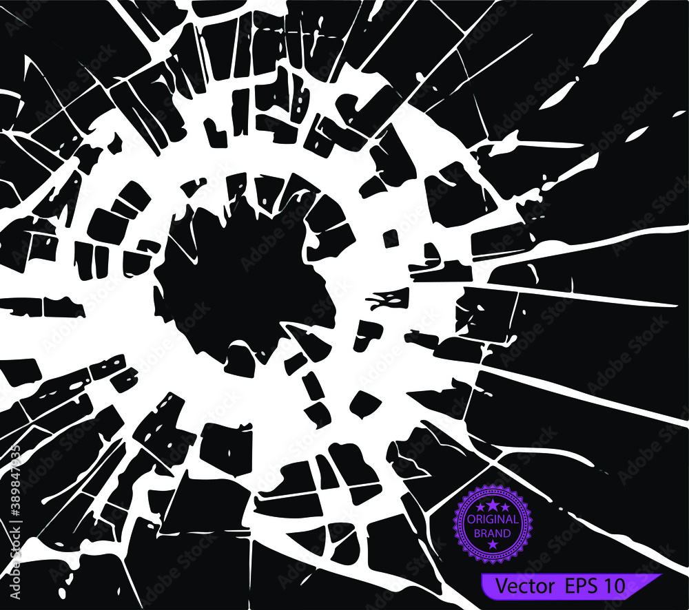 Cracked Glass Effect