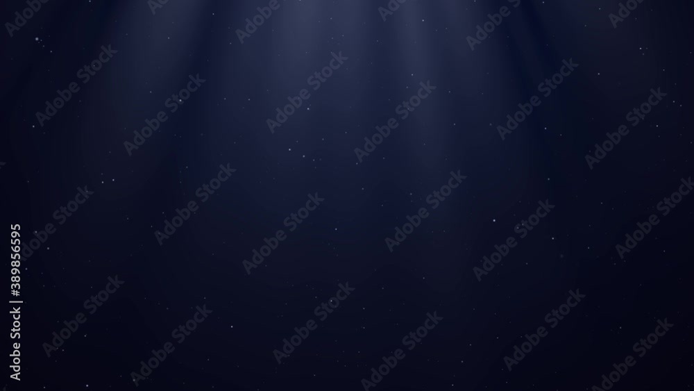 Beautiful Floating Dust Particles with Flare on Dark Background in Slow ...