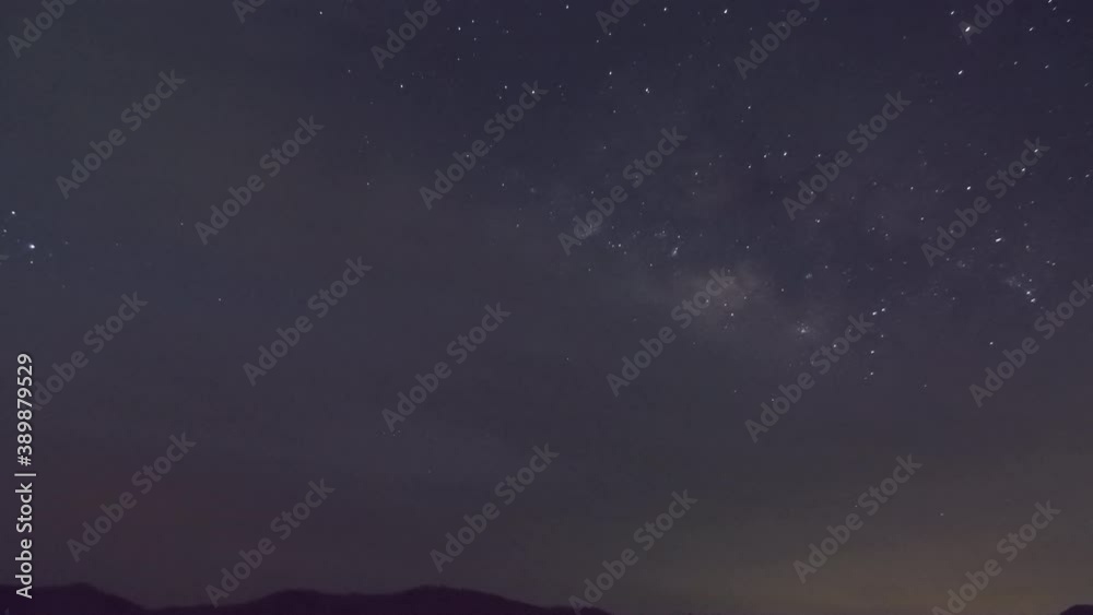 Milky Way Galaxy Time Lapse Lampang Thailand, Universe galaxy milky way ...