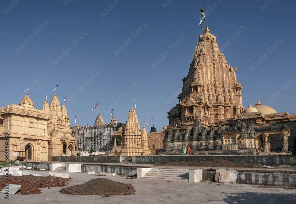 Mount Shatrunjaya, on which several hundred Jain temples are built, is ...