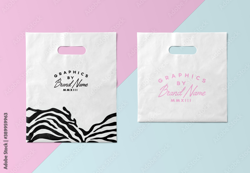 Plastic Bag Design Template