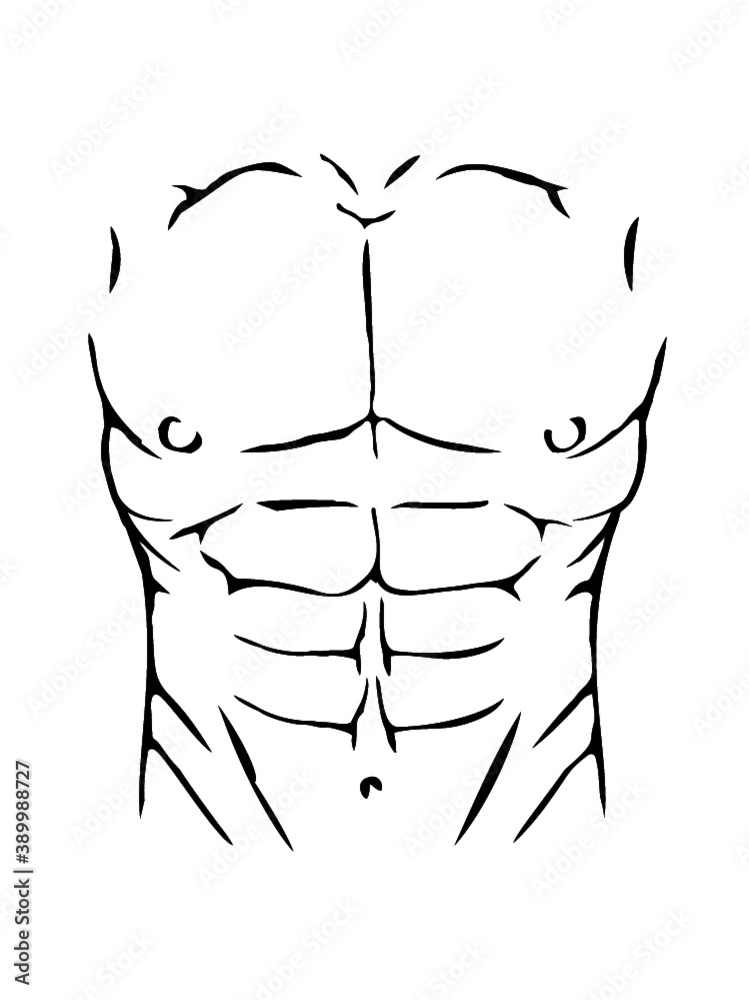 Stilvolle Sixpack Die Kunst Der Bauchmuskeldefinition