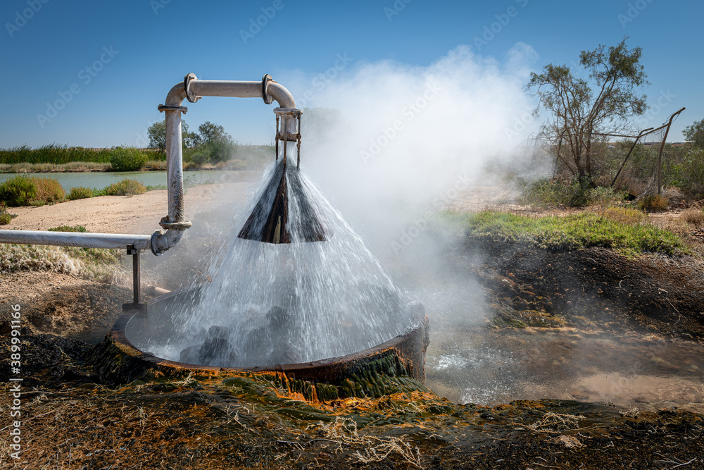 Artesian Bore Water in Birdsville, Queensland, Australia. Water comes ...