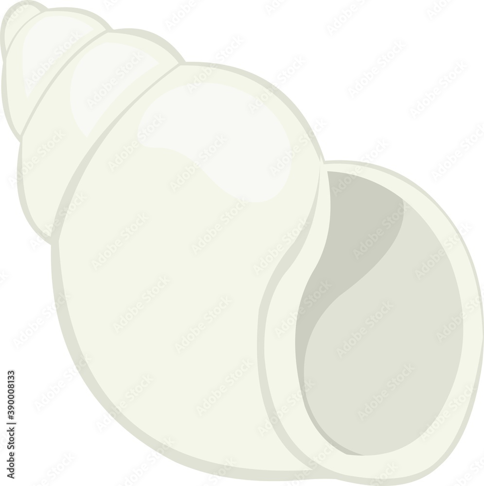 Vector emoticon illustration of a spiral shell Stock Vector | Adobe Stock