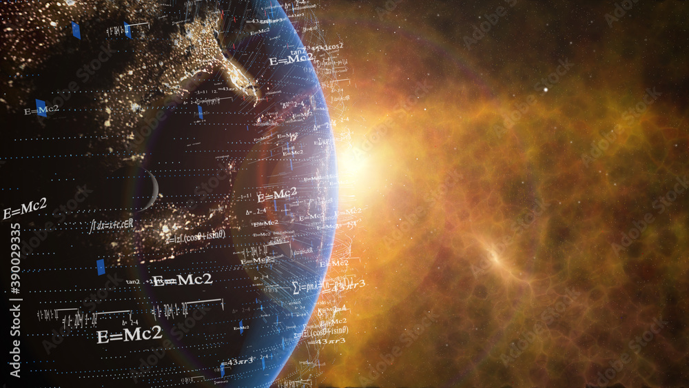 Earth Math and Science quotes Stock Photo | Adobe Stock