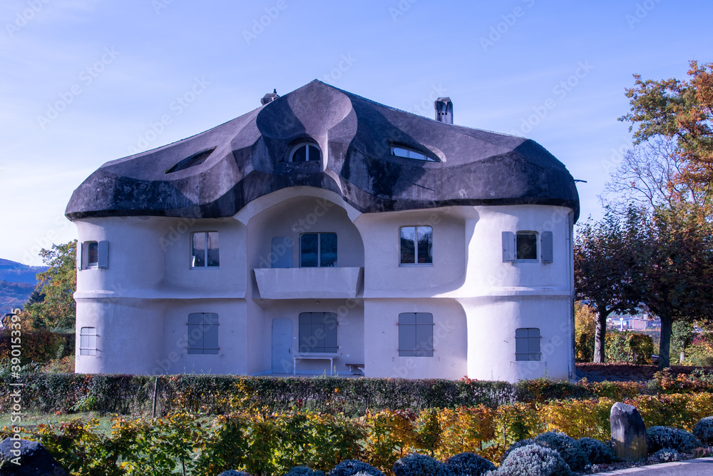DORNACH, SWITZERLAND -25 October 2020. The Goetheanum is the world ...