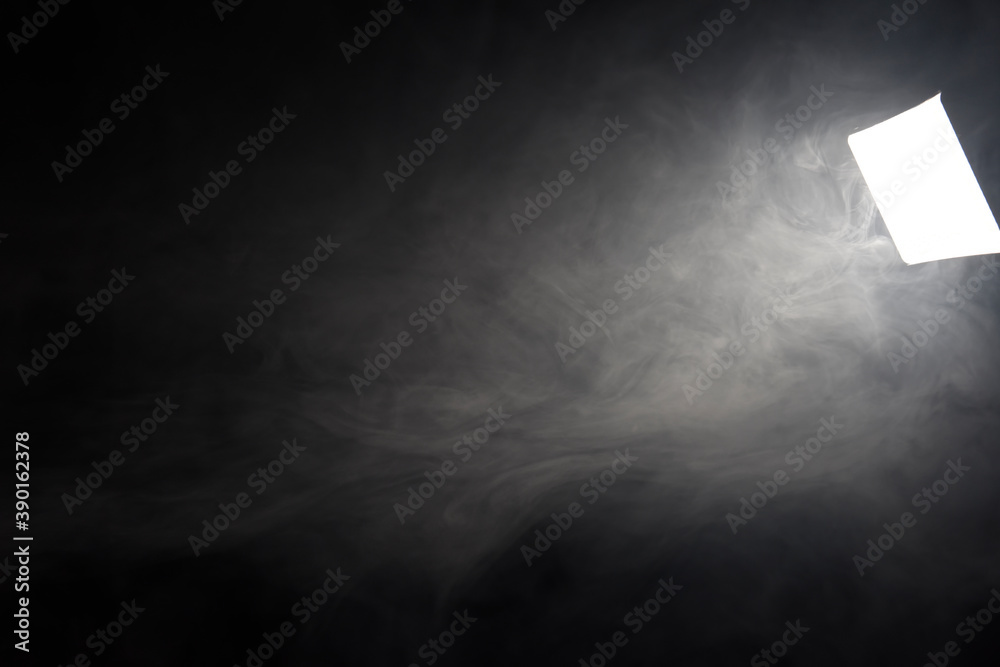 continuous light in smokey design effect Stock Photo | Adobe Stock