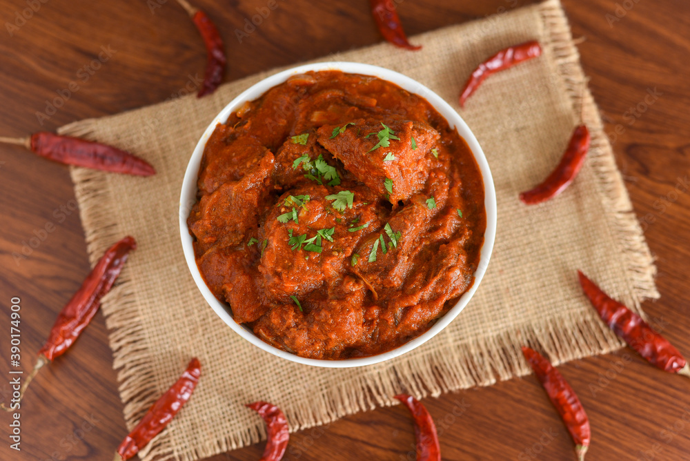 Spicy red fish curry Goan style fish vindaloo , chilly fish curry ...