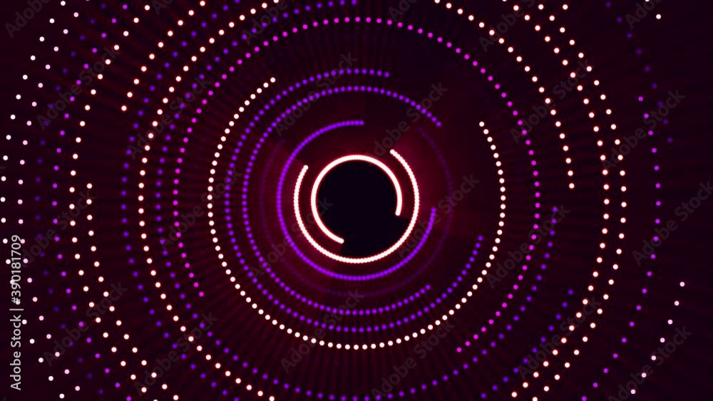 Spiral moving circles background with beautiful color combination Stock ...