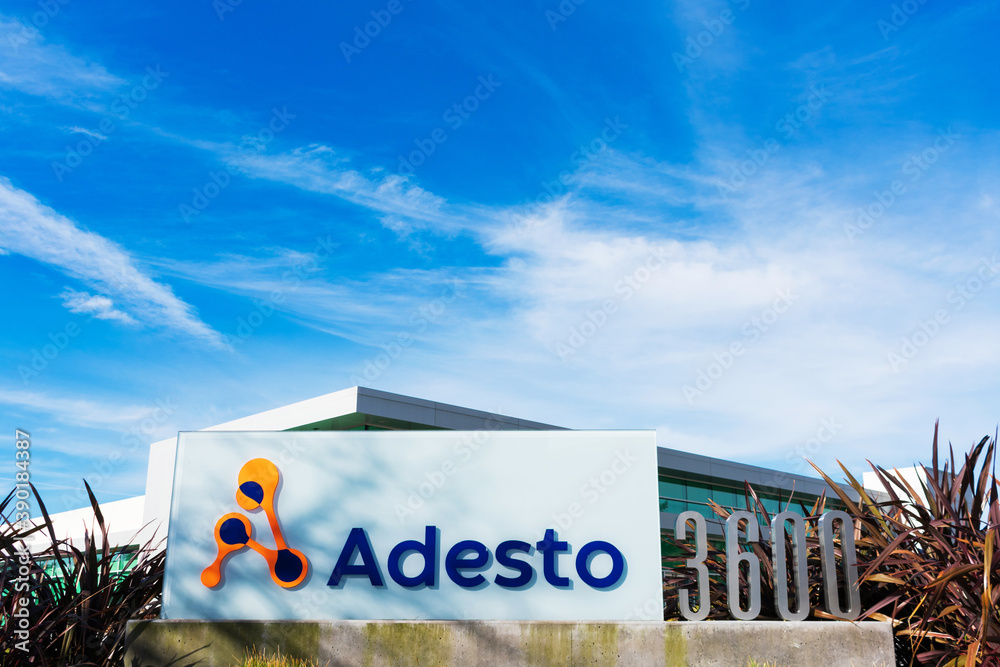 Adesto Technologies logo and sign at embedded system corporation ...