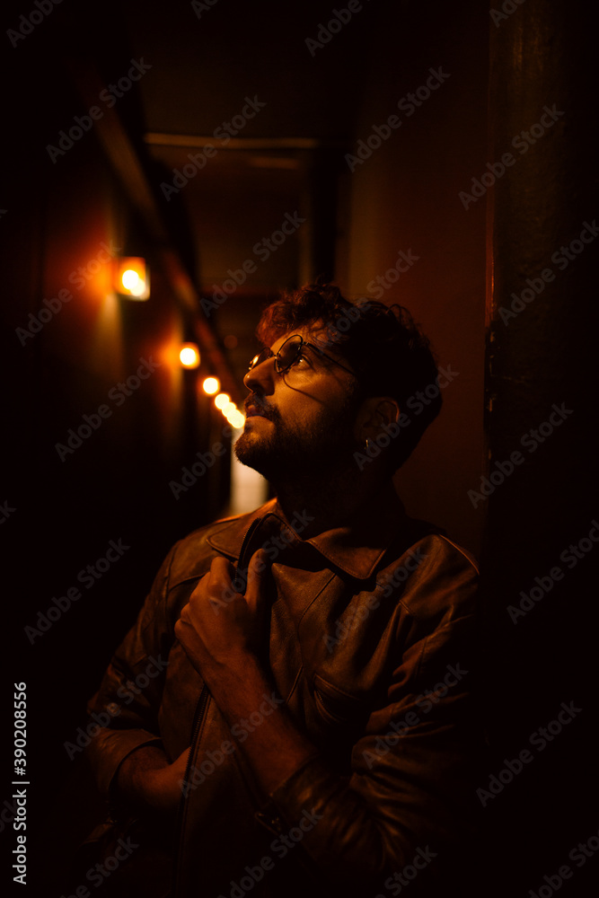 mystery man. Stock Photo | Adobe Stock