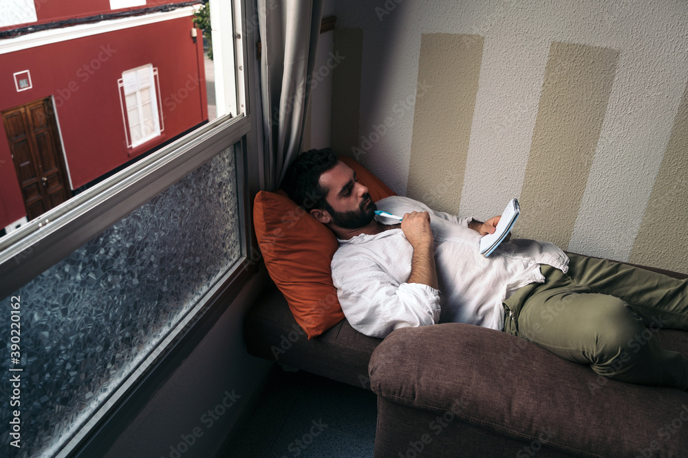 Humble young man Stock Photo | Adobe Stock