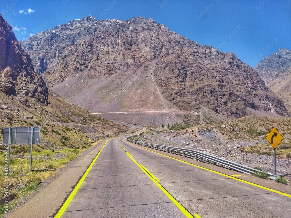 Andes Mountains - Cordillera de los Andes, Argentina/Chile. The Andes ...