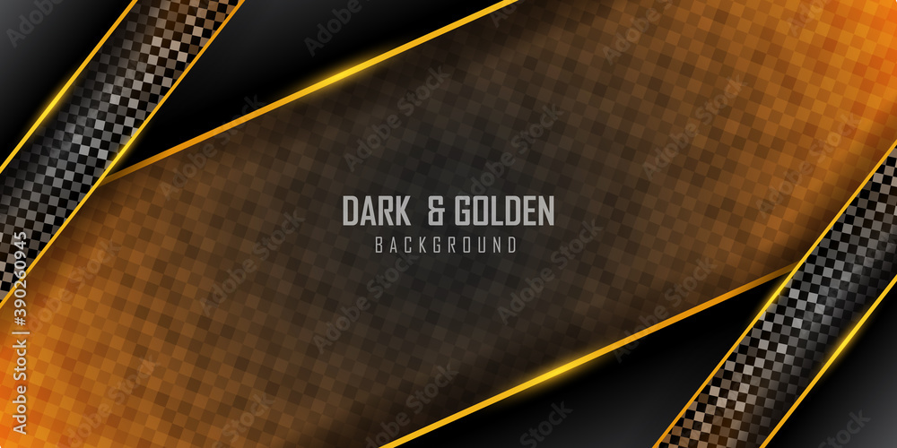 abstract modern dark and gold background gradient style editable ...