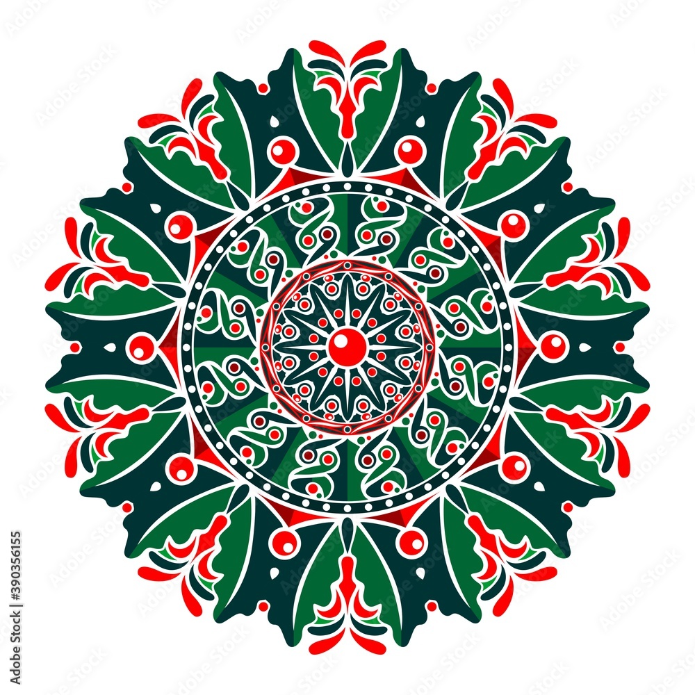 This is a work of mandala art made in as much detail as possible and ...